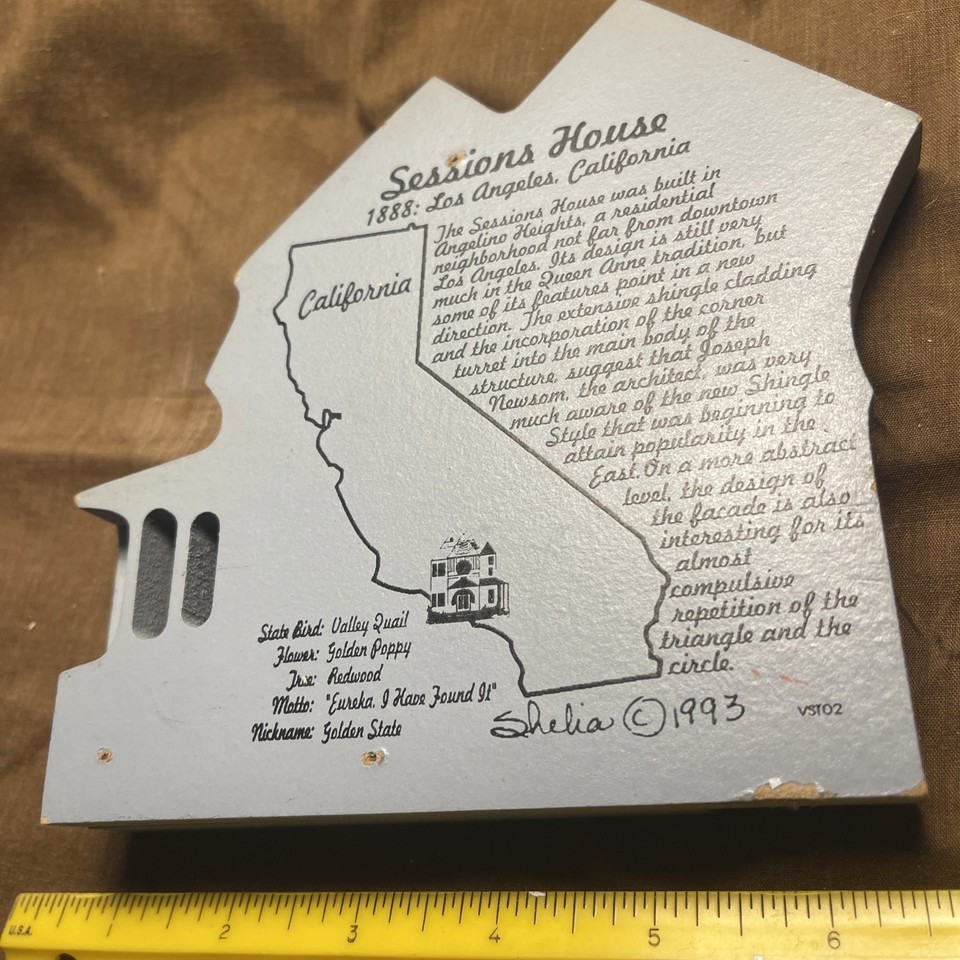 Sheila's Houses Collection Wooden Sessions House Los Angeles CA 1993 ...