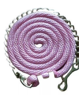 Nylon Lead stud Chain 8Ft For Horses pink color | eBay