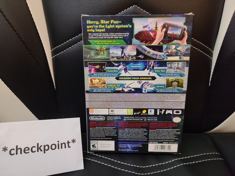 NEW Star Fox Zero + Star Fox Guard (Nintendo Wii U, 2016) UNOPENED ...