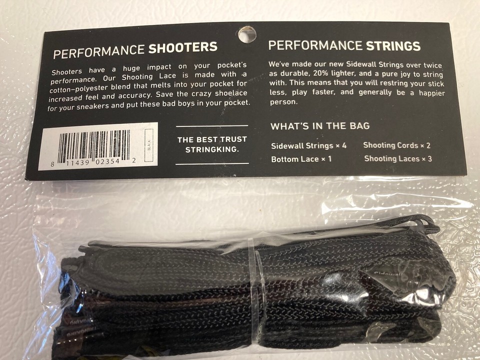 Lot of 5 NEW StringKing String Kit Shoelaces - 4x White and 1x Black | eBay