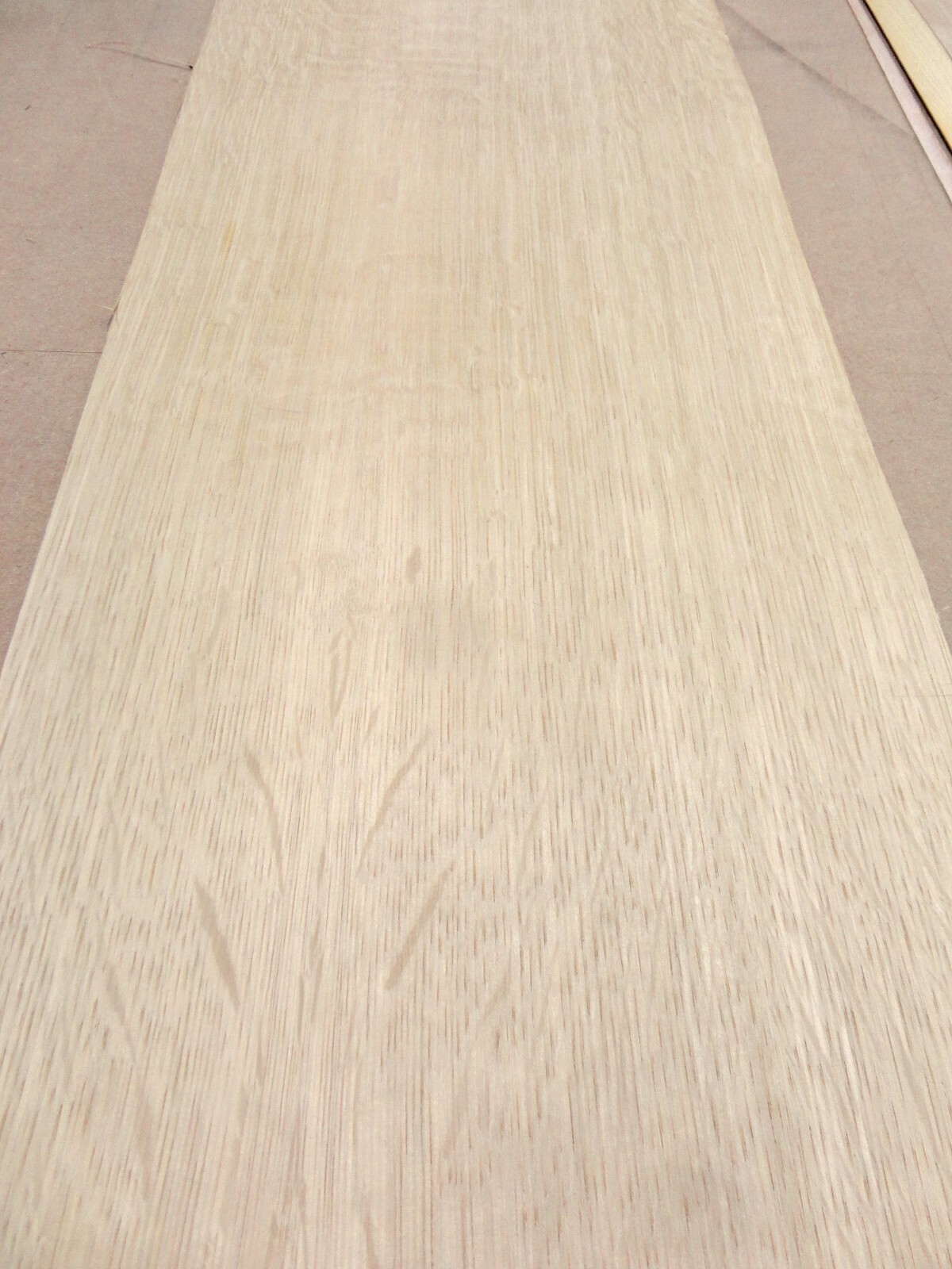 White Oak Quarter Tiger Flake wood veneer 12" x 72" on wood back 1/25 ...