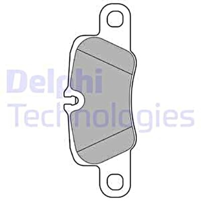 DELPHI Disc Brake Pad Set For PORSCHE Panamera 911 09-16 97035294904 | eBay