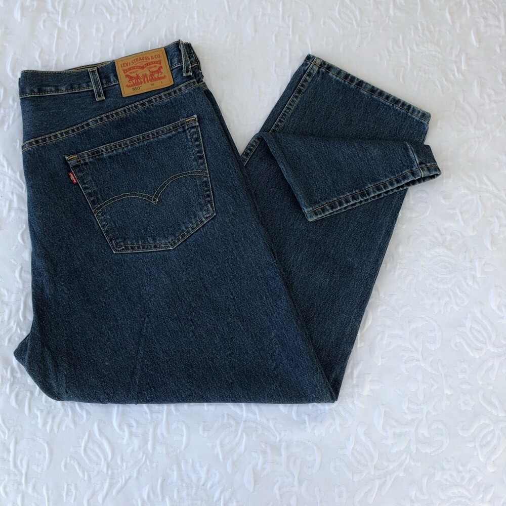 Mens Levi’s 550 Blue Denim Men’s Jean Size 44X30 - Gem