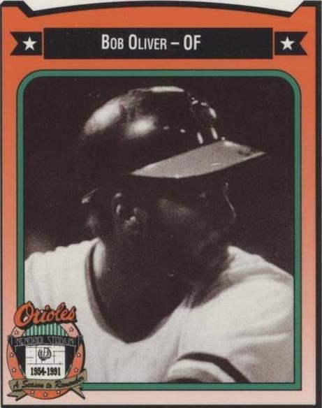 1991 All-Time Baltimore Orioles Team Issue - Bob Oliver #342 for sale ...