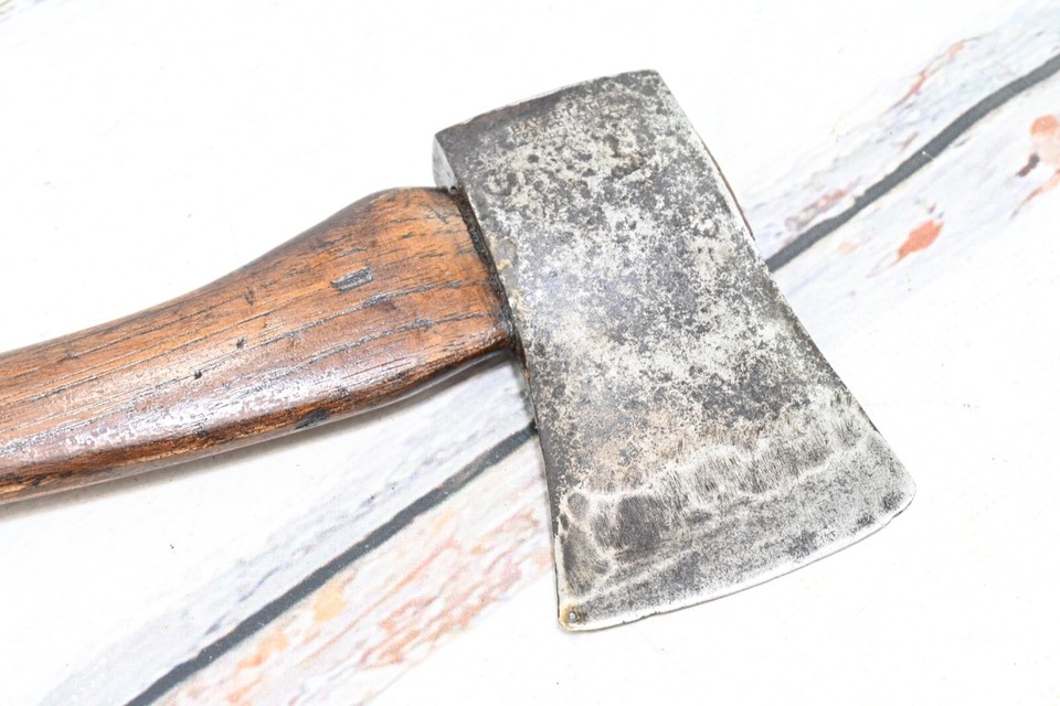 Rare Antique . Trapper Axe Hunter Camper Hiker Hatchet Hand Bay State ...