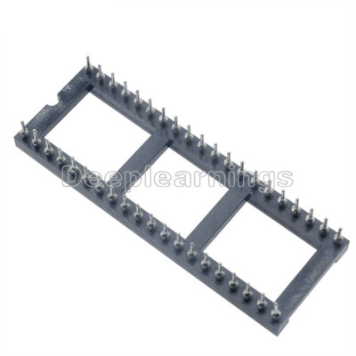 2PCS 32Pin DIP32 SIP Round IC Sockets Adaptor Solder Type gold plated ...