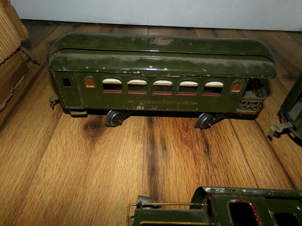 Antique 1920s Prewar Lionel Standard Gauge #34 Train Set 33,35,36 ...