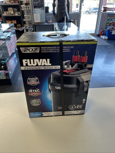 Fluval 207 Performance Cainster Filter for Tanks 20-45 Gal NEW ...
