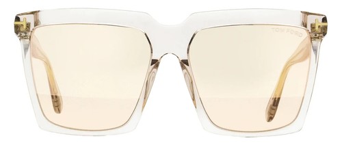 Tom Ford Sabrina-02 TF764 20Z Clear Square Plastic Sunglasses Frame 58 ...