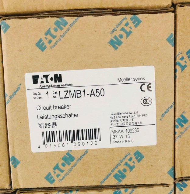 1PC EATON MOELLER Circuit breaker LZMB1-A50 for sale online | eBay