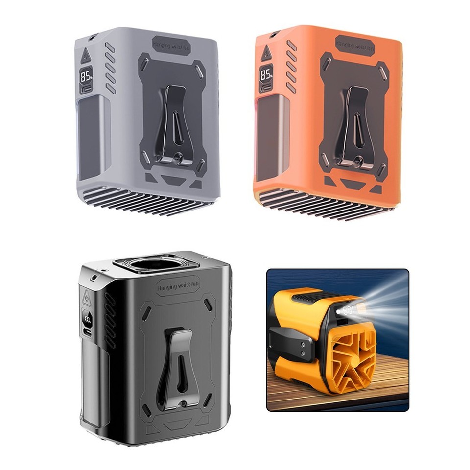 Portable Rechargeable Wearable Fan Bladeless Design for Comfortable ...