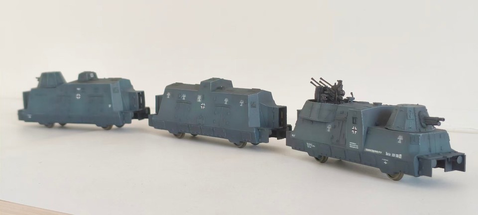 Armored train bp-42 Ho 1/87 DRG Model train World War II military ...