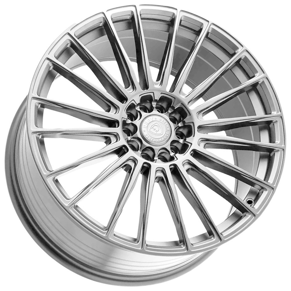 (Set of 4) Defy D14 20x8.5 5x112/5x120 +32mm Silver Wheels Rims 20 ...