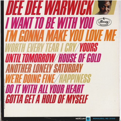 DEE DEE WARWICK i'm gonna make you love me U.S. MERCURY LP MG-21100 ...