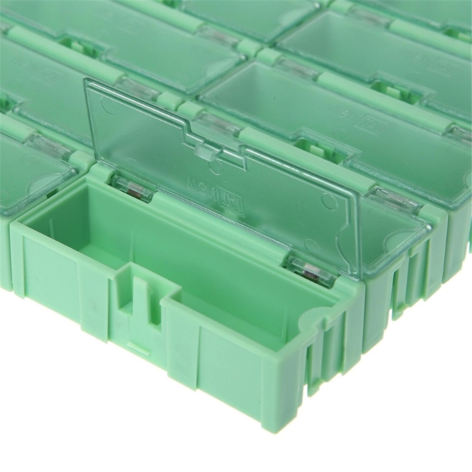 5Pcs/Set SMD SMT Electronic Component Container Case Mini Storage Boxes ...