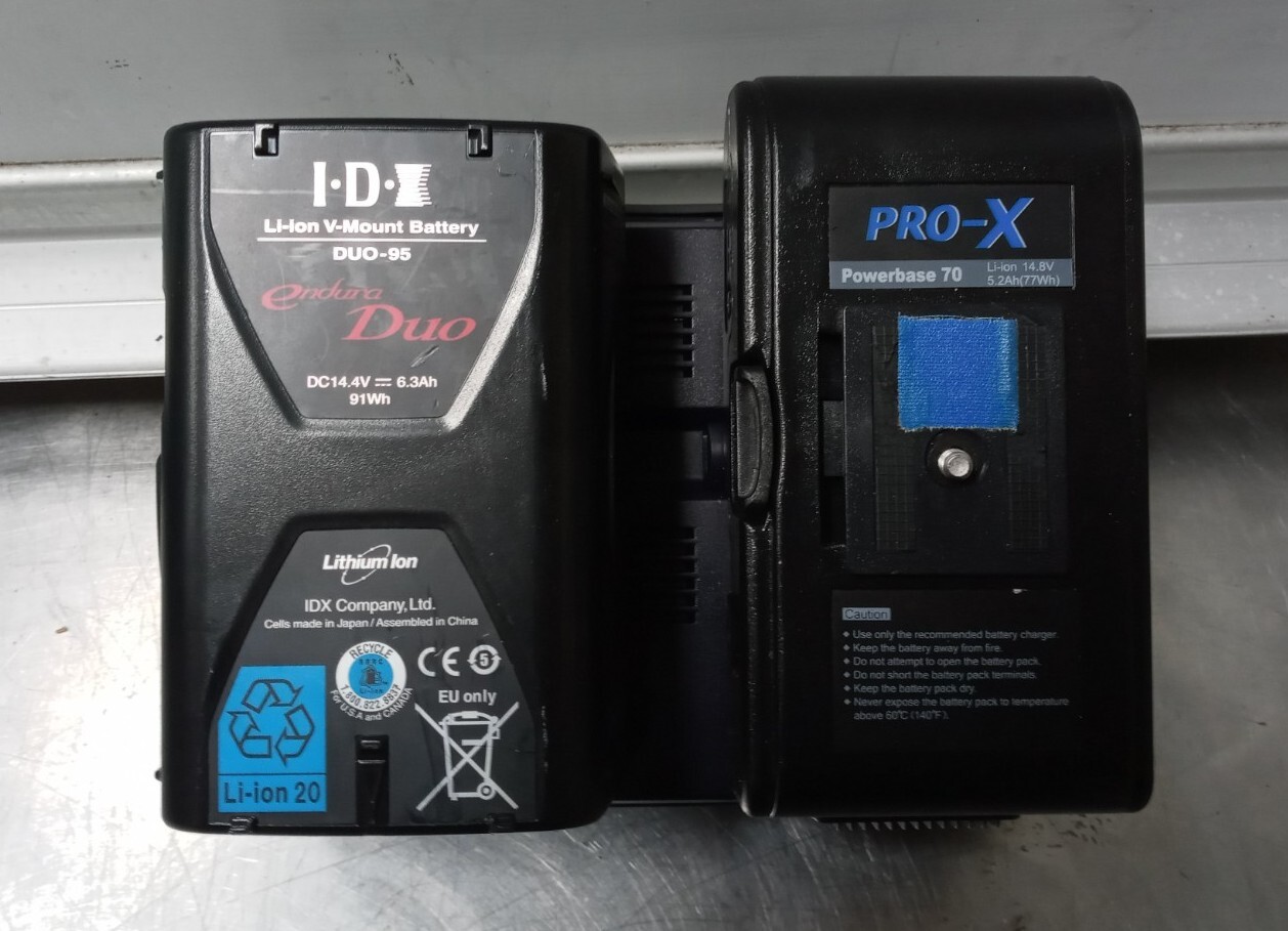 IDX Endura System VL-2 Plus Quick Charger AC Adapter +Pro-x powerbase ...
