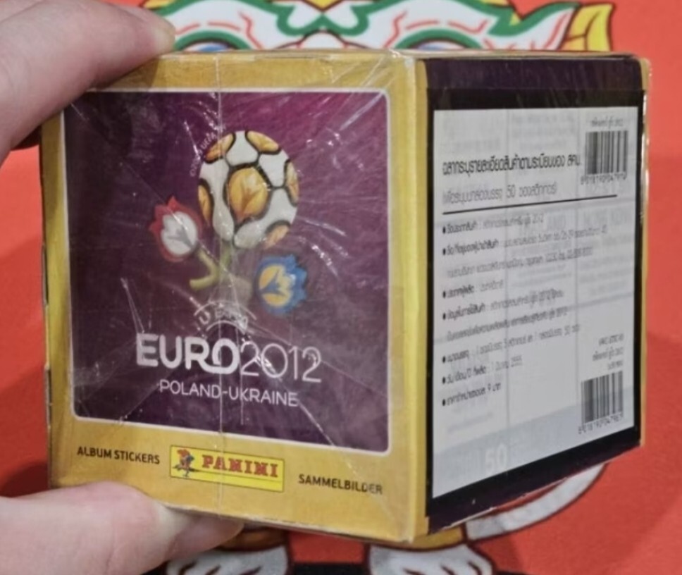 1 Box of Panini's Sticker- Euro 2012 with 50 Sealed Packs(Total 250 ...