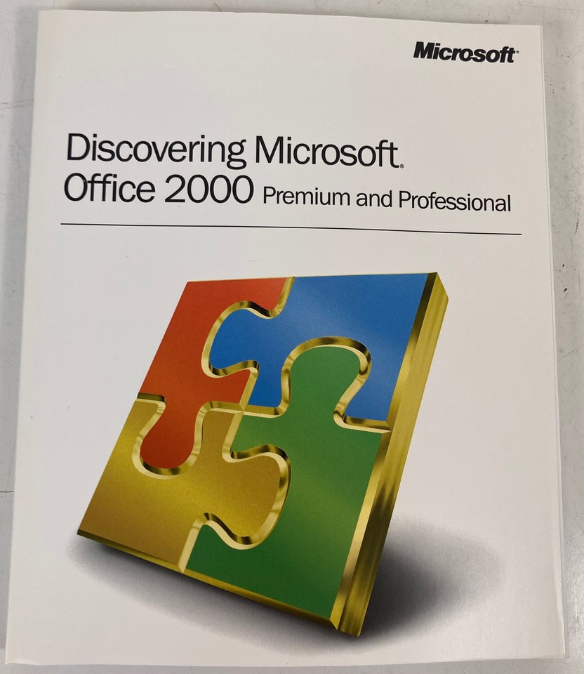 Microsoft Office 2000 Professional - Upgrade For Windows 95 | eBay