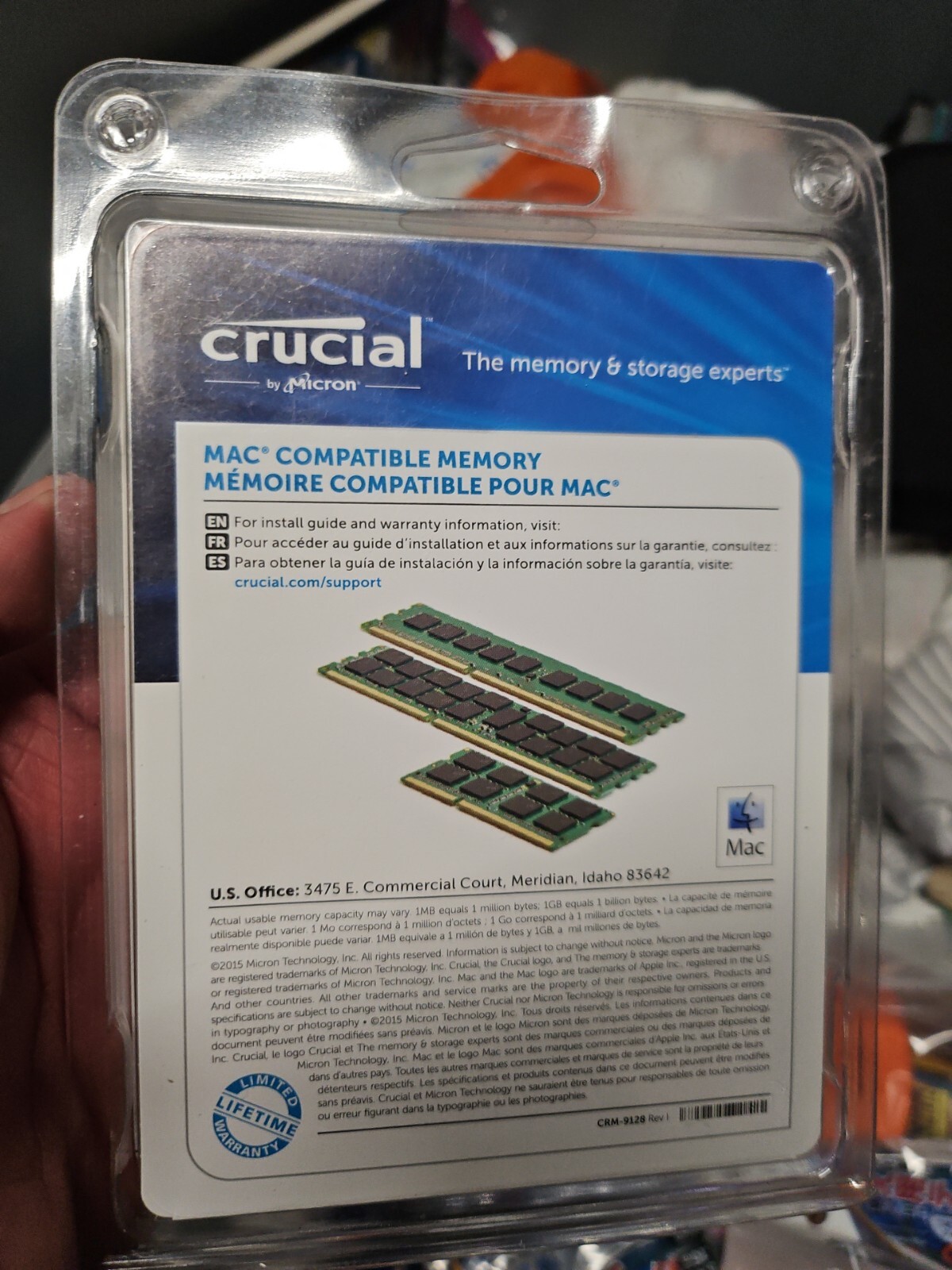 Crucial by Micron Elpida 4GB (2GB x2) Mac Compatible Memory ...