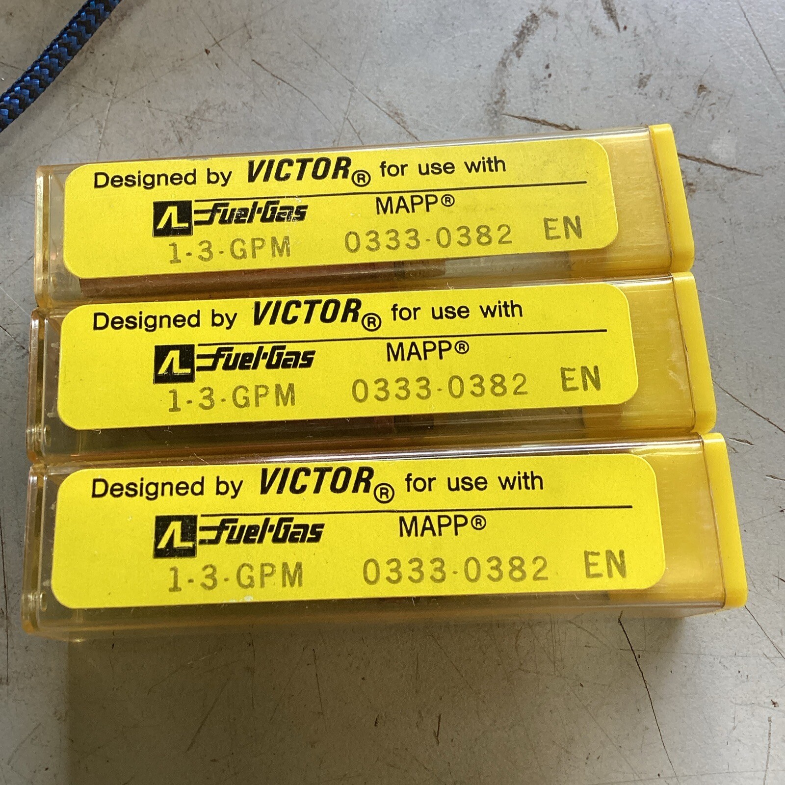 3 Victor Mapp Cutting Torch Tip 1-3-GPM #03330382 | eBay