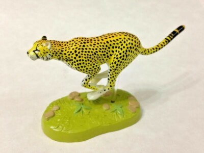 Colorata animal figure Collection - Wild endangered animal Cheetah 8 cm ...
