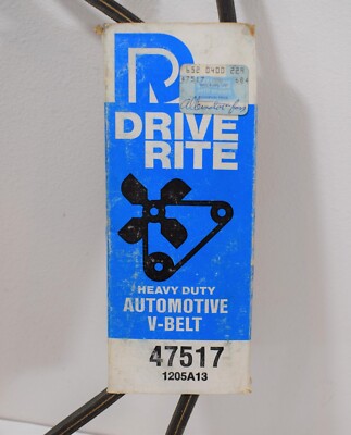 Drive Rite Heavy Duty Automotive V-Belt 47517 1205A13 ~ Alternator ...