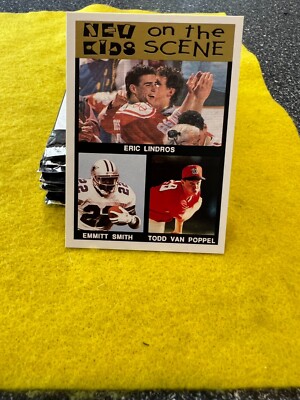 ERIC LINDROS & EMMITT SMITH & TODD VAN POPPEL , NEW KIDS ON THE SCENE ...