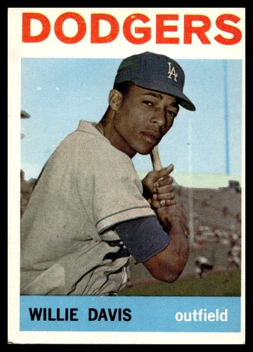 1964 Topps #68 Willie Davis Los Angeles Dodgers VG-VGEX | eBay