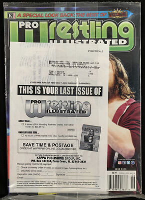 Pro Wrestling Illustrated PWI Magazine June 2019 Daniel Bryan New And ...