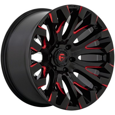 Fuel D829 Quake 20x9 8x170 1 Black Milled Red Wheels(4) 125.1 20" inch ...