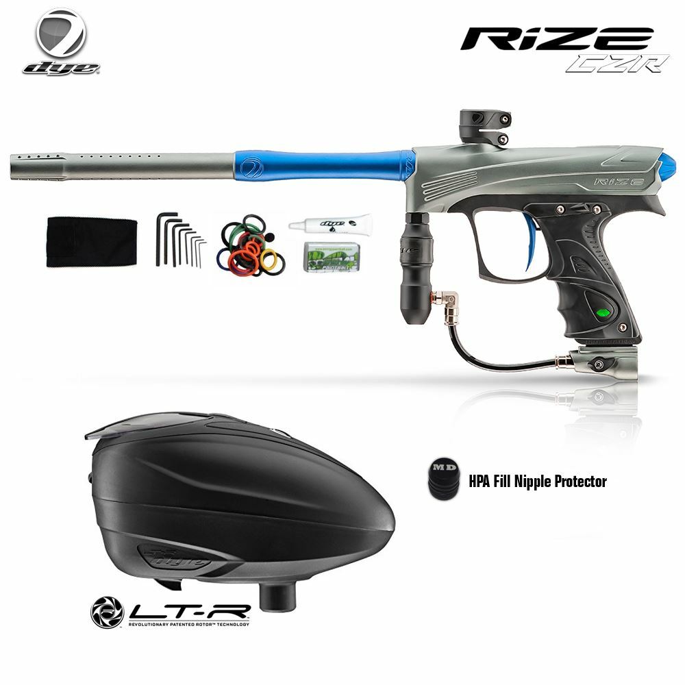 Dye Rize CZR Paintball Gun with Dye LT-R Paintball Loader Combo Pack ...
