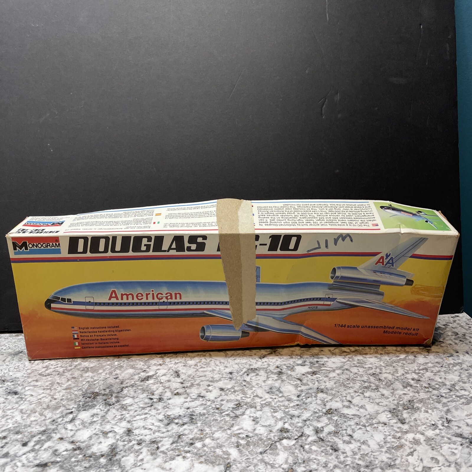 1978 Monogram Douglas Dc-10 Airplane Model Kit #5413 for sale online | eBay