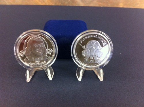 1 oz Silver Coin Bullion " Ben Franklin " Limited Edition Numbered ...
