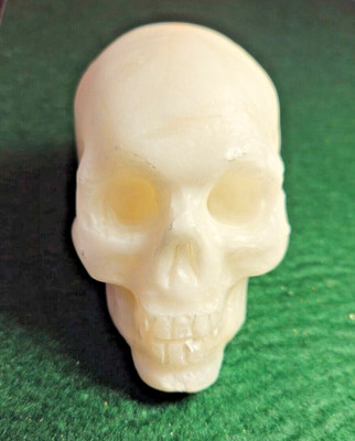 Genuine Alabaster hand carved Skull from Scali Volterra | eBay