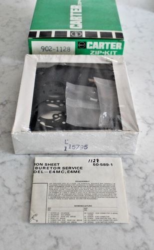 Carter Zip Kit 902-1128 Pontiac 301" W/Turbo 1981 | eBay