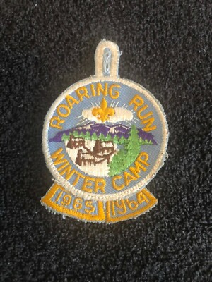 ROARING RUN WINTER CAMP PATCH NICE GRADE m921 | eBay