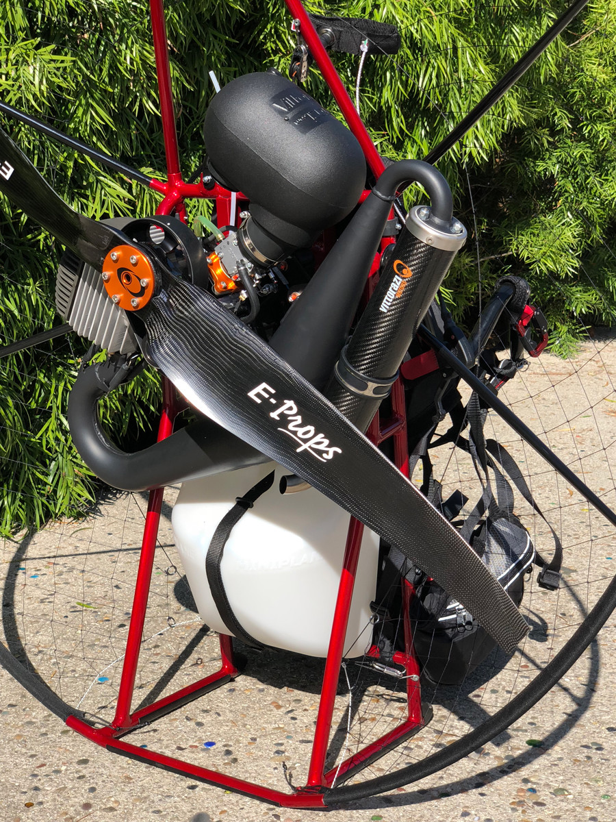 Miniplane ABM Paramotor, featuring the Vittorazi Moster Plus with Dual ...