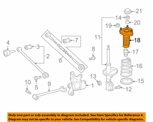 48750-48071 Toyota Support assy, rear suspension, rh 4875048071, New ...