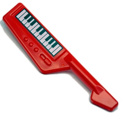 NEW LEGO - Figure Accessory - Music - Keytar Electric Red x1 - 80s ...