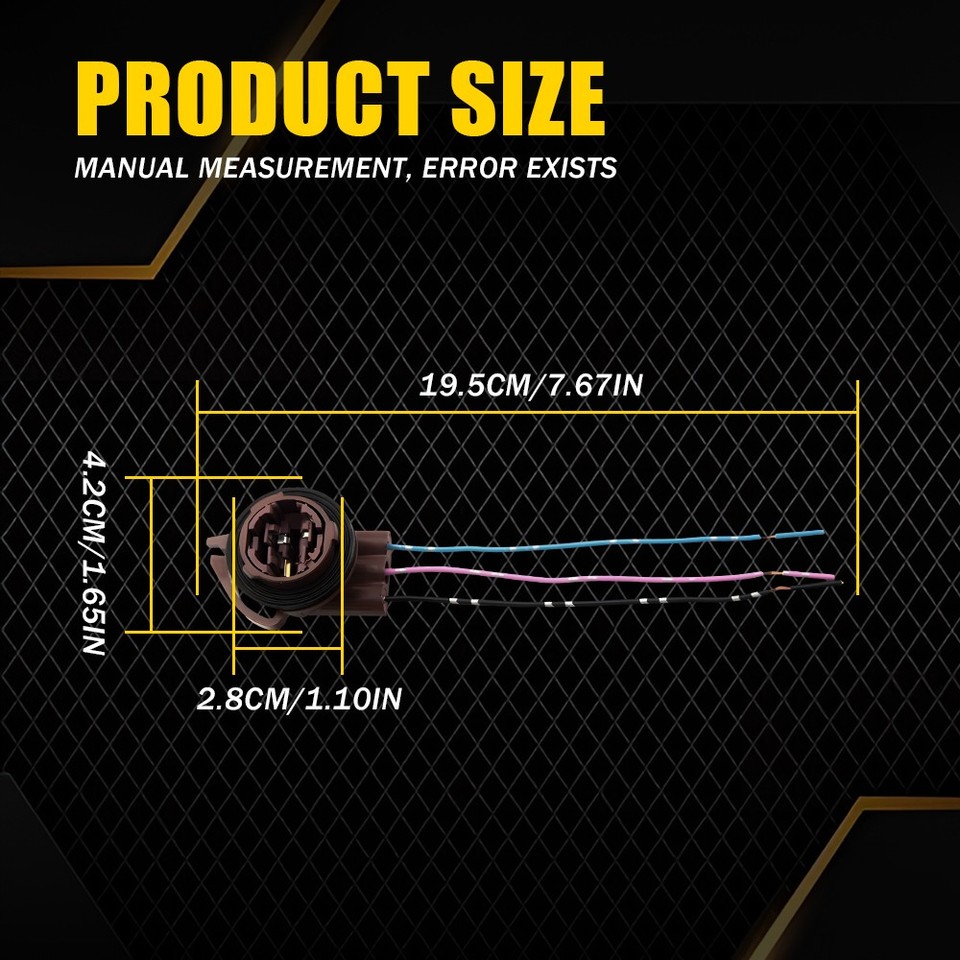 4PCS 3157 3156 Bulb Sockets Brake Turn Signal Light Harness Wire Plug ...