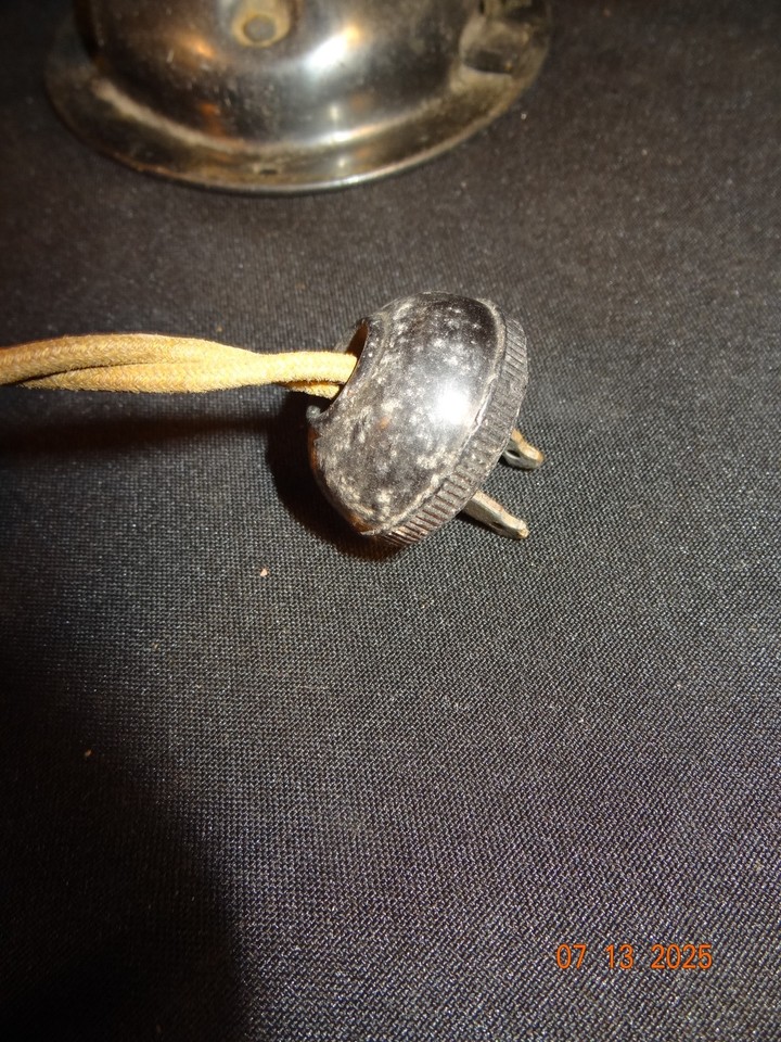 General Electric GE All Brass Electric Antique 8" Desk Fan Blade Cage ...