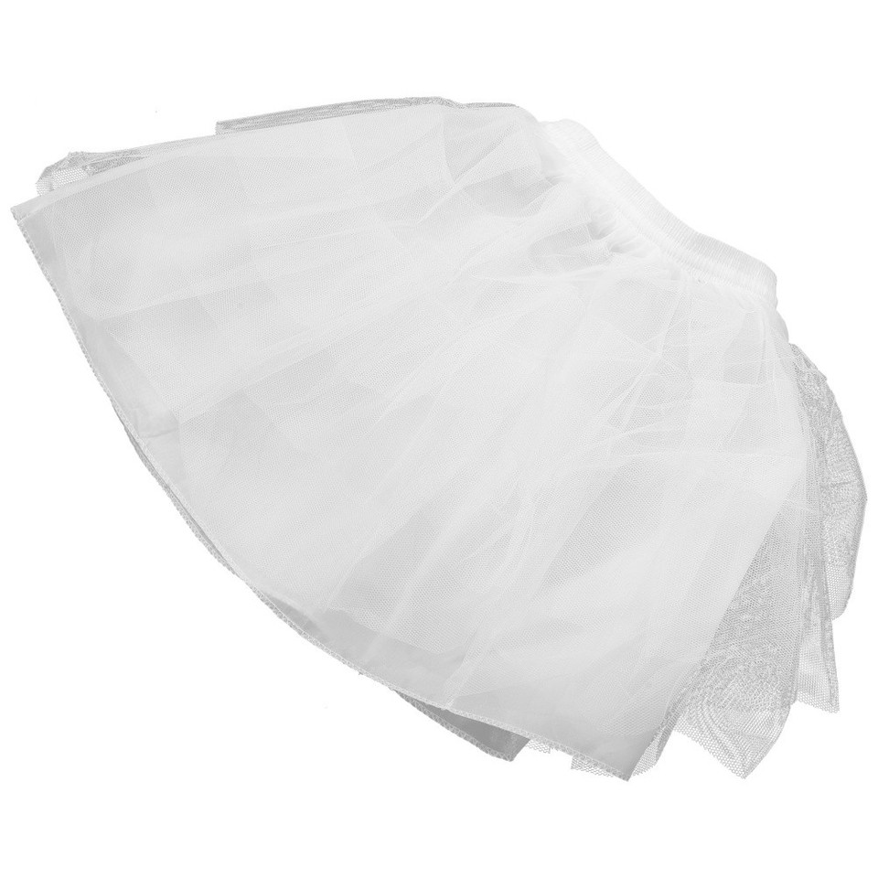 45cm Tutu Skirt Bone Short Skirt Brace Pannier Four-layer Gauze Skirt ...