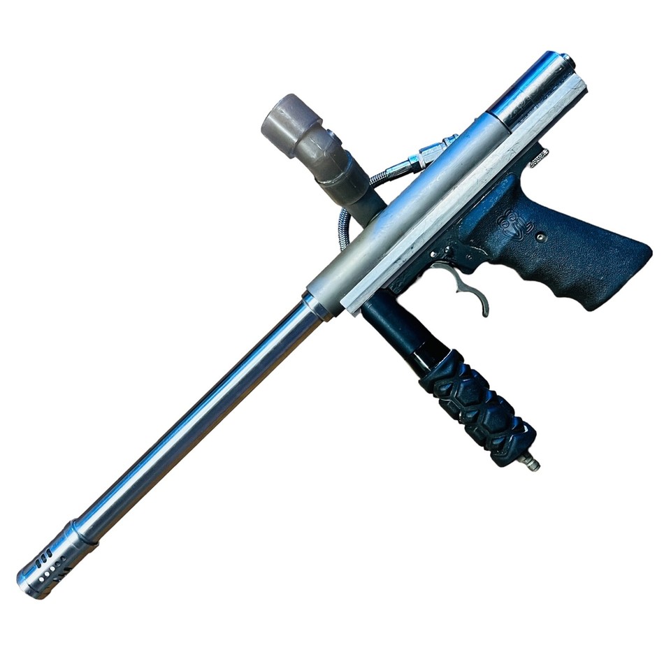 68 AutoMag Classic Paintball Marker Gun, Canister, Gear LOT *READ* | eBay