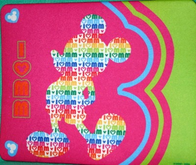 DISNEY PARKS MICKEY MOUSE COMPUTER LAPTOP MOUSE PAD NEW I LOVE M M ...