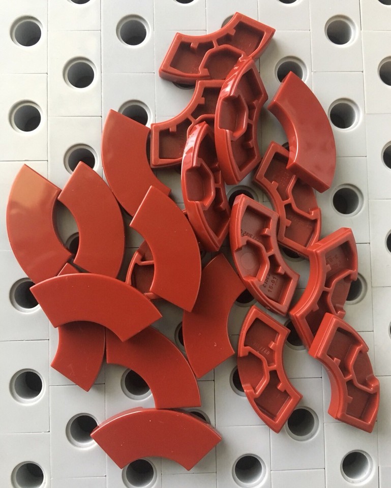 Lego Dark Red 2x2 Tile With Bow New Lot Of 20pcs 1/4 Circle Tiles | eBay