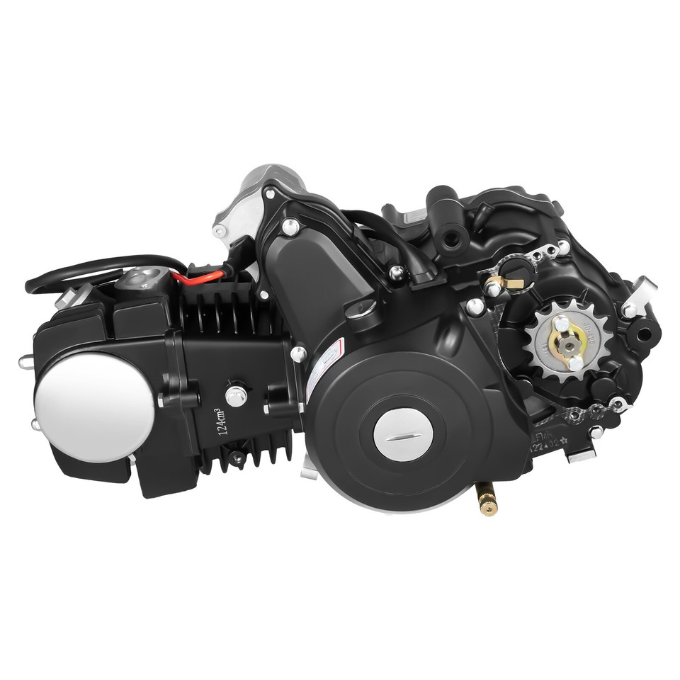 125cc 4stroke ATV Engine Motor Semi-Auto w/Reverse Electric Start Fit ...