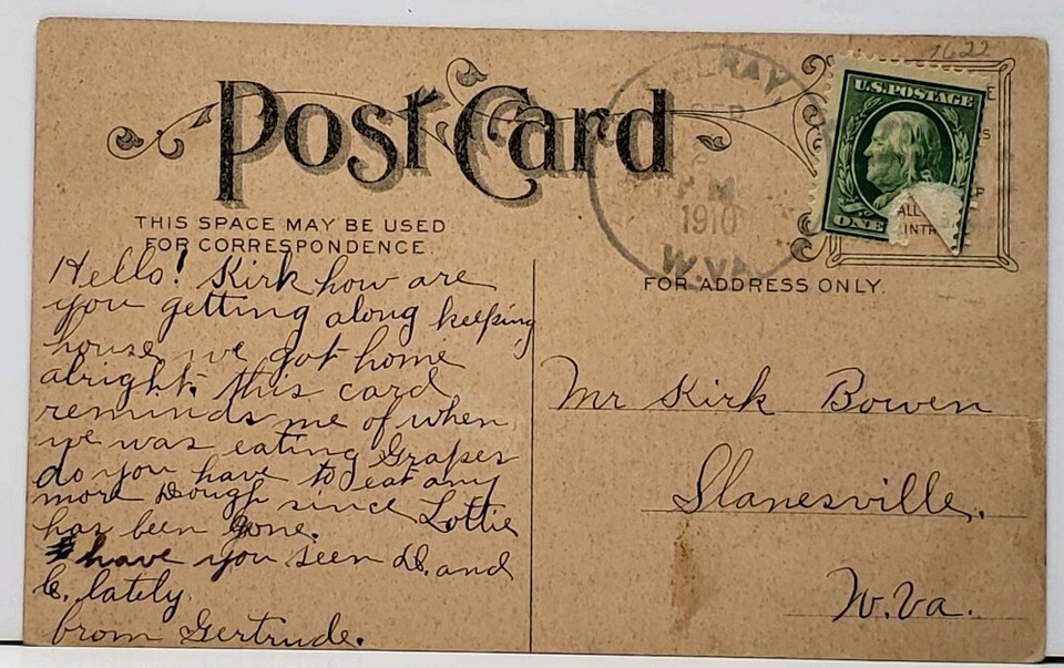 I feel so Thankful, Man with Cash Running From Police 1910 W Va ...