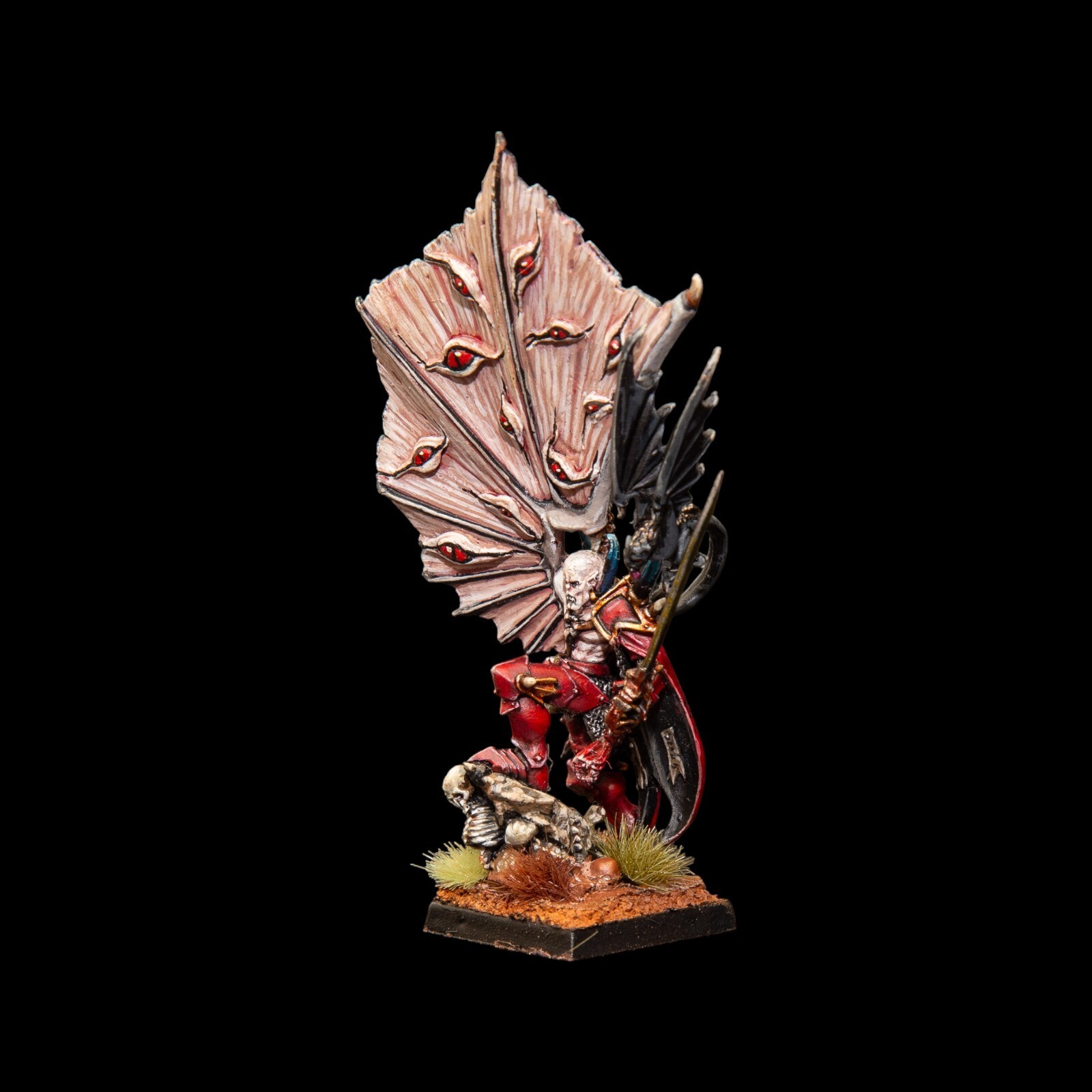 Well Painted Vampire Winged Lord Warhammer The Old World AOS OOP Metal ...