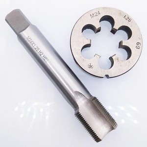US Stock HSS M24 x 1.25mm Tap & M24 x 1.25mm Die Metric Thread Right ...