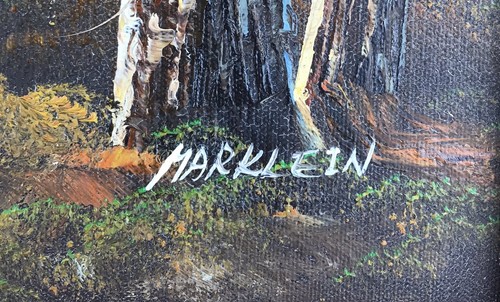 Vintage Marklein Oil Painting Art | eBay